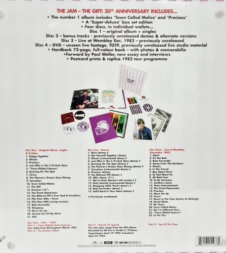 The Jam The Gift - Super Deluxe Edition UK CD Album Box Set (612675)