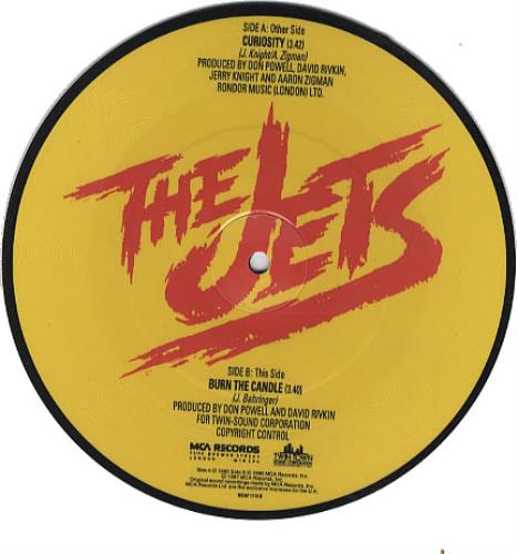 The Jets Curiosity UK 7" vinyl picture disc (7 inch picture disc single ...