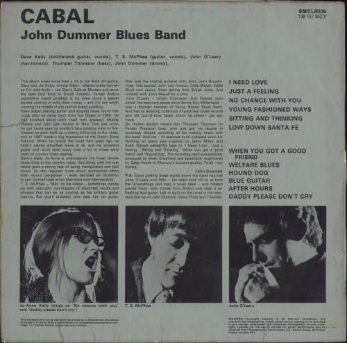 The John Dummer Blues Band Cabal - VG UK vinyl LP album (LP record ...