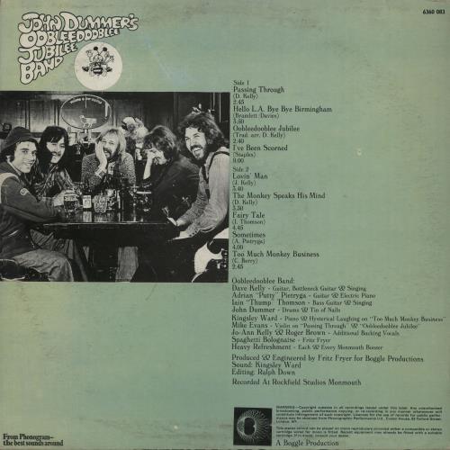 The John Dummer Blues Band Oobleedooblee Jubilee UK vinyl LP album (LP ...