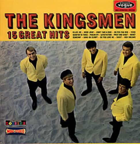 The Kingsmen 15 Great Hits French vinyl LP album (LP record) (271861)