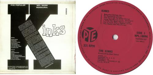 The Kinks Kinks - 1st UK vinyl LP album (LP record) (147478)