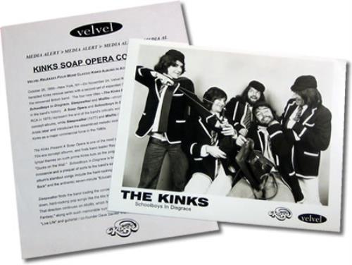 The Kinks Reissues US Promo media press pack (162166) PRESS PACK