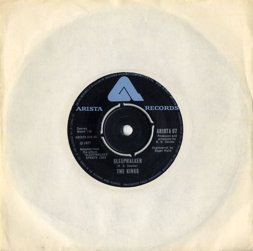 The Kinks Sleepwalker UK 7" vinyl single (7 inch record / 45) (58394)