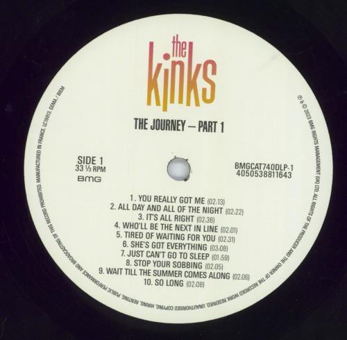 The Kinks The Journey - Part 1 UK 2-LP vinyl record set (Double LP Album) (817783)