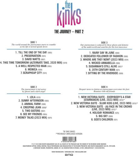 The Kinks The Journey Part 2 - Sealed UK 2-LP vinyl record set (Double LP Album) (823870)