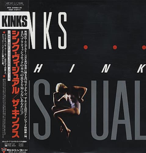 The Kinks Think Visual Japanese vinyl LP album (LP record) (323060)