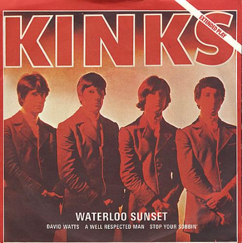 The Kinks Waterloo Sunset - P/S UK 7" vinyl single (7 inch record) (362719)