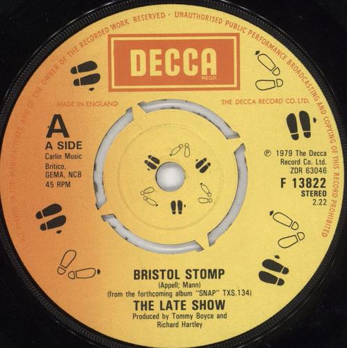 The Late Show The Bristol Stomp UK 7" vinyl single (7 inch record / 45 ...