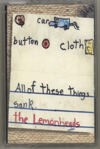 The Lemonheads Car Button Cloth UK cassette album (704309)