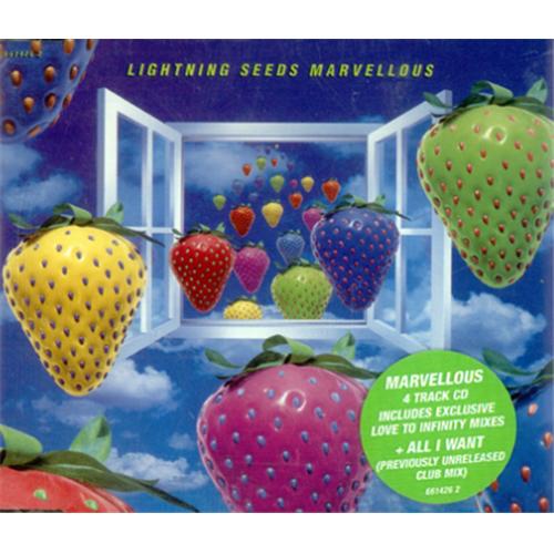 The Lightning Seeds Marvellous UK CD single (CD5 / 5") (71829)