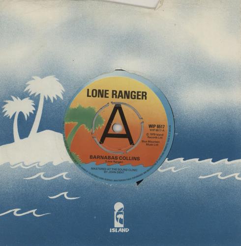 The Lone Ranger Barnabas Collins - A Label UK Promo 7" vinyl single (7 ...