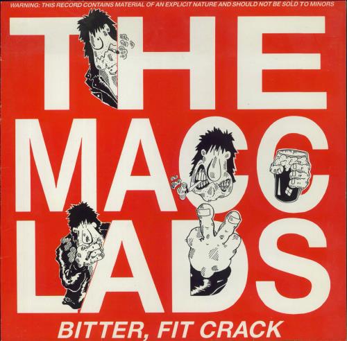 The Macc Lads Bitter, Fit Crack UK vinyl LP album (LP record) (291081)