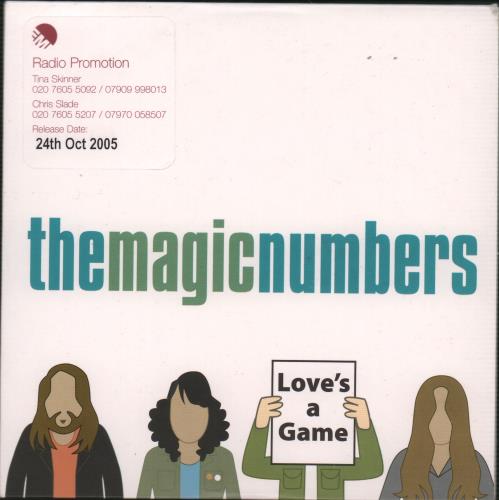 The Magic Numbers Love's A Game UK Promo CD single (CD5 / 5") (666036)