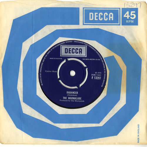 The Marmalade Radancer UK 7" vinyl single (7 inch record / 45) (272755)