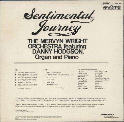The Mervyn Wright Orchestra Sentimental Journey UK vinyl LP album (LP ...