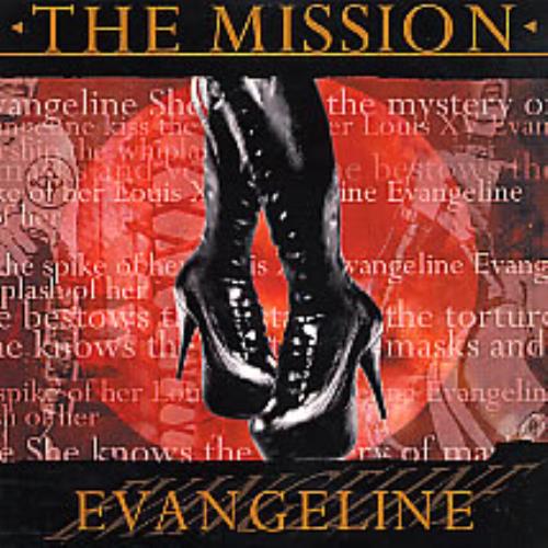 The Mission Evangeline European CD single (CD5 / 5") (204345)