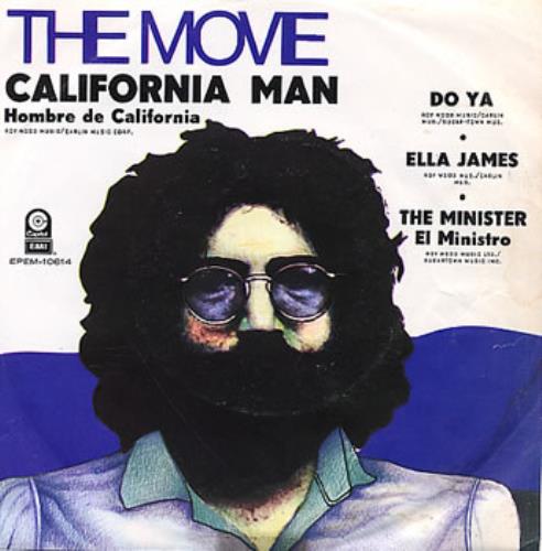 The Move California Man EP Mexican 7" vinyl single (7 inch record / 45 ...