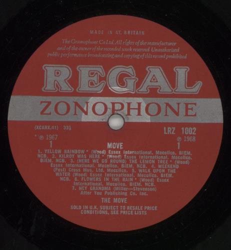 The Move Move - 1st - VG UK vinyl LP album (LP record) (575230)