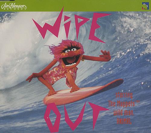 The Muppets Wipe Out UK CD single (CD5 / 5") (154186)
