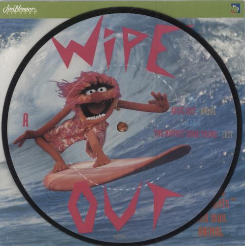 The Muppets Wipe Out UK 7" vinyl picture disc (7 inch picture disc ...