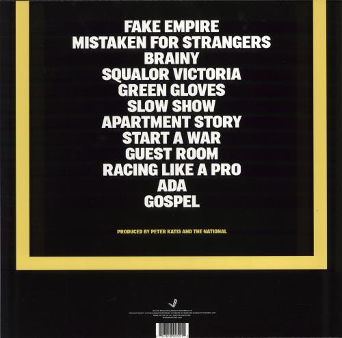 The National Boxer - Yellow Vinyl UK vinyl LP album (LP record) (773472)