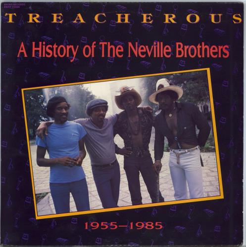 The Neville Brothers Treacherous: A History Of The Neville Brothers (1955 -1985) US 2-LP vinyl ...