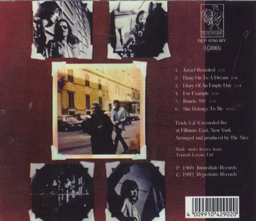 The Nice Nice German CD album (CDLP) (799890)