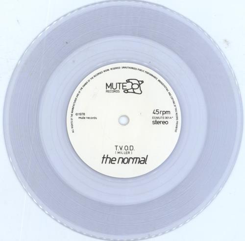 The Normal T.V.O.D. - Clear Vinyl UK 7" vinyl single (7 inch record ...