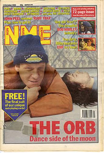 The Orb NME - New Musical Express UK magazine (297681) 10 OCTOBER 1992