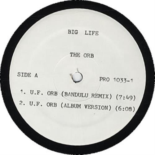 The Orb U.F. Orb US Promo 12" vinyl single (12 inch record / Maxi ...