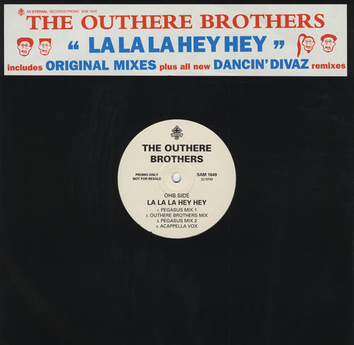 The Outhere Brothers Lalalaheyhey UK Promo 12" vinyl single (12 inch ...