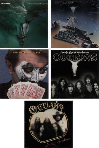 The Outlaws (US) 1975-1982 Studio Album Back Catalogue US vinyl LP album (LP record) (596156)