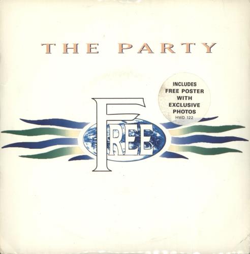 The Party Free UK 7" vinyl single (7 inch record / 45) (720334)