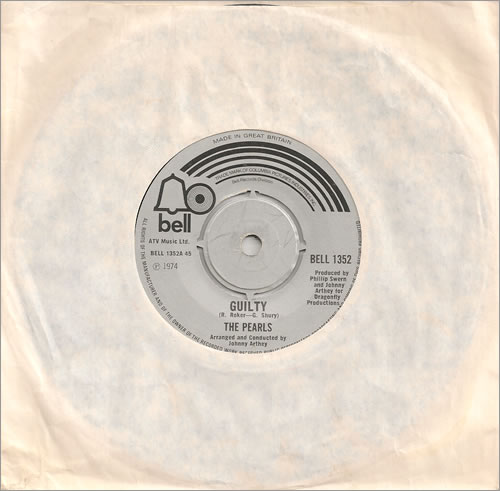 The Pearls Guilty UK 7" vinyl single (7 inch record / 45) (517997)