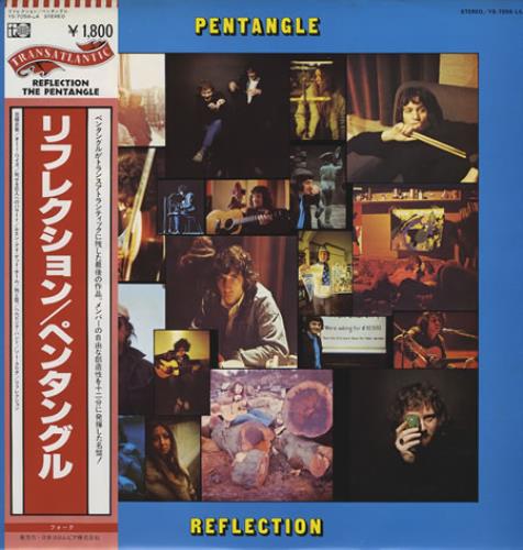 The Pentangle Reflection Japanese vinyl LP album (LP record) (358386)