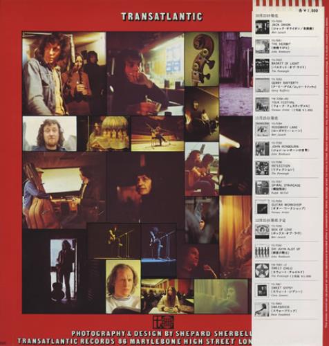 The Pentangle Reflection Japanese vinyl LP album (LP record) (358386)