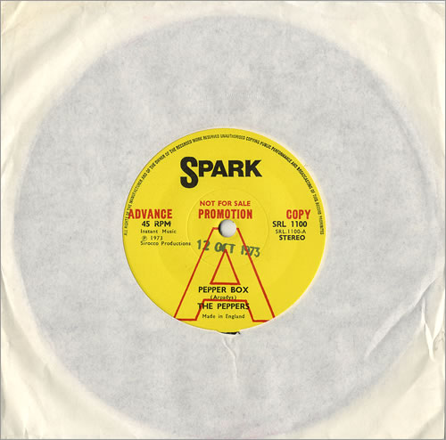 The Peppers Pepper Box UK Promo 7" vinyl single (7 inch record / 45 ...
