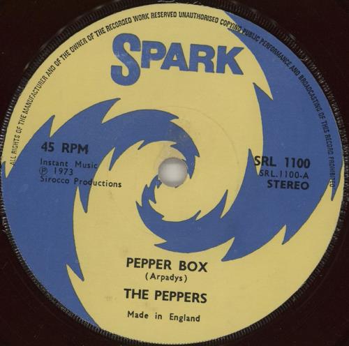 The Peppers Pepper Box UK 7" vinyl single (7 inch record / 45) (760476)