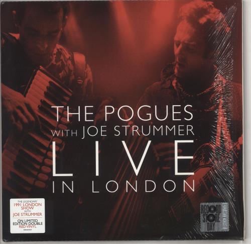 The Pogues Live In London - RSD14 - Red Vinyl UK 2-LP vinyl record set (Double LP Album) (602801)