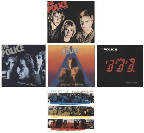 The Police 25th Anniversary Studio Albums UK super audio CD SACD (722348)