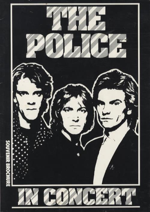The Police In Concert UK tour programme (344621) TOUR PROGRAMME
