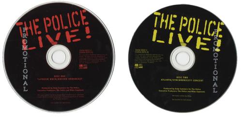 The Police Live! US Promo 2 CD album set (Double CD) (442186)