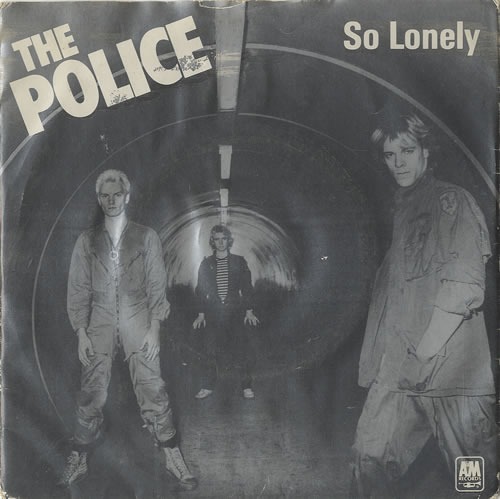 The Police So Lonely - Blue UK 7" vinyl single (7 inch record) (447395)