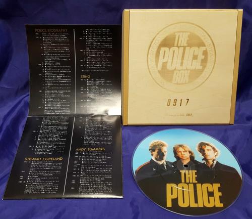 The Police The Police Box - Slipcase + Obi Japanese 7" single box set ...