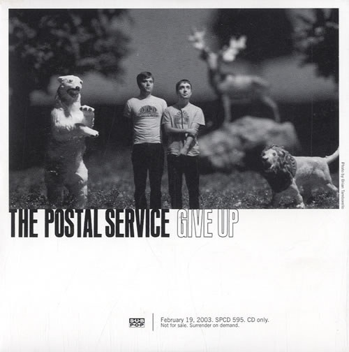 The Postal Service Give Up US Promo CD album (CDLP) (579951)