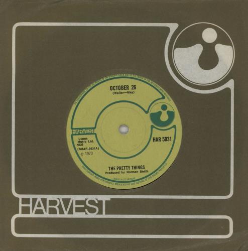 The Pretty Things October 26 UK 7" vinyl single (7 inch record / 45 ...