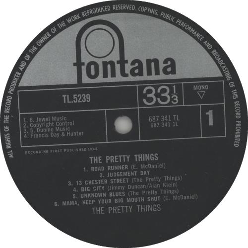 The Pretty Things The Pretty Things - 1st UK vinyl LP album (LP record ...