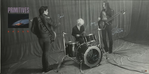 The Primitives Crash - Autographed UK 10" vinyl single (10 inch record ...