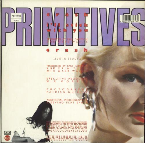 The Primitives Crash - Autographed UK 10" vinyl single (10 inch record ...